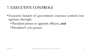 Overview of administrative law and ethics | PPTX