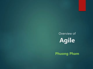 Overview of agile methodology | PPT