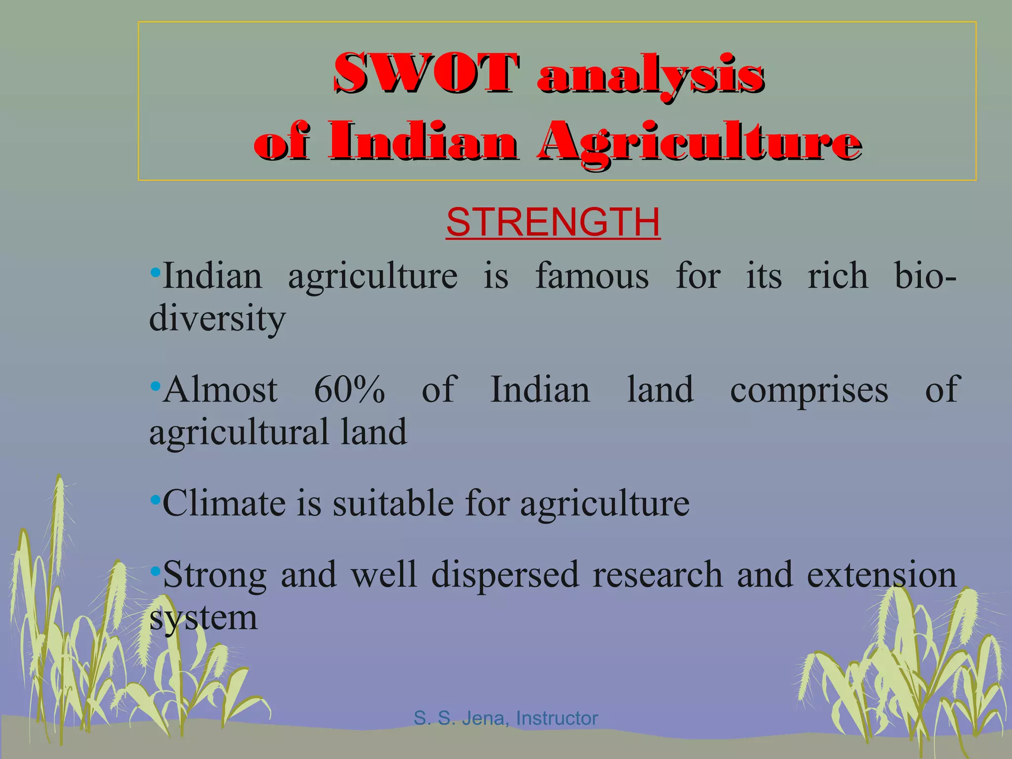 Overview of agril production system | PPT