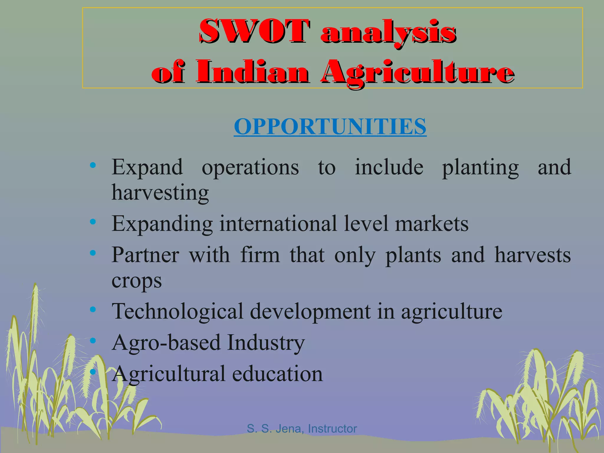 Overview of agril production system | PPT