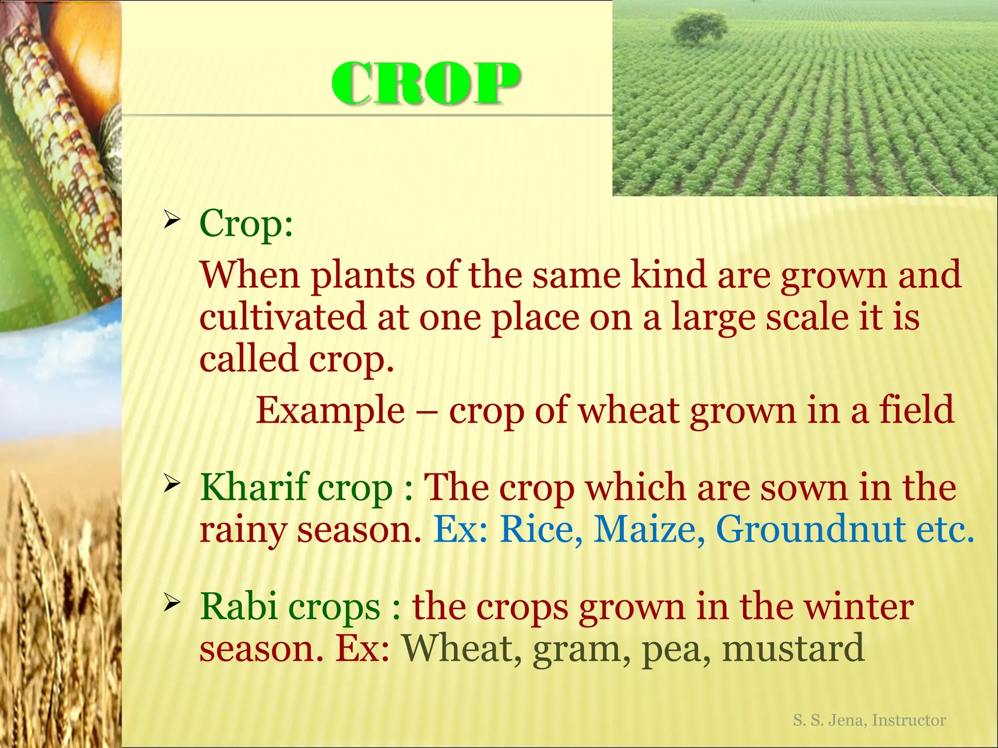 Overview of agril production system | PPT