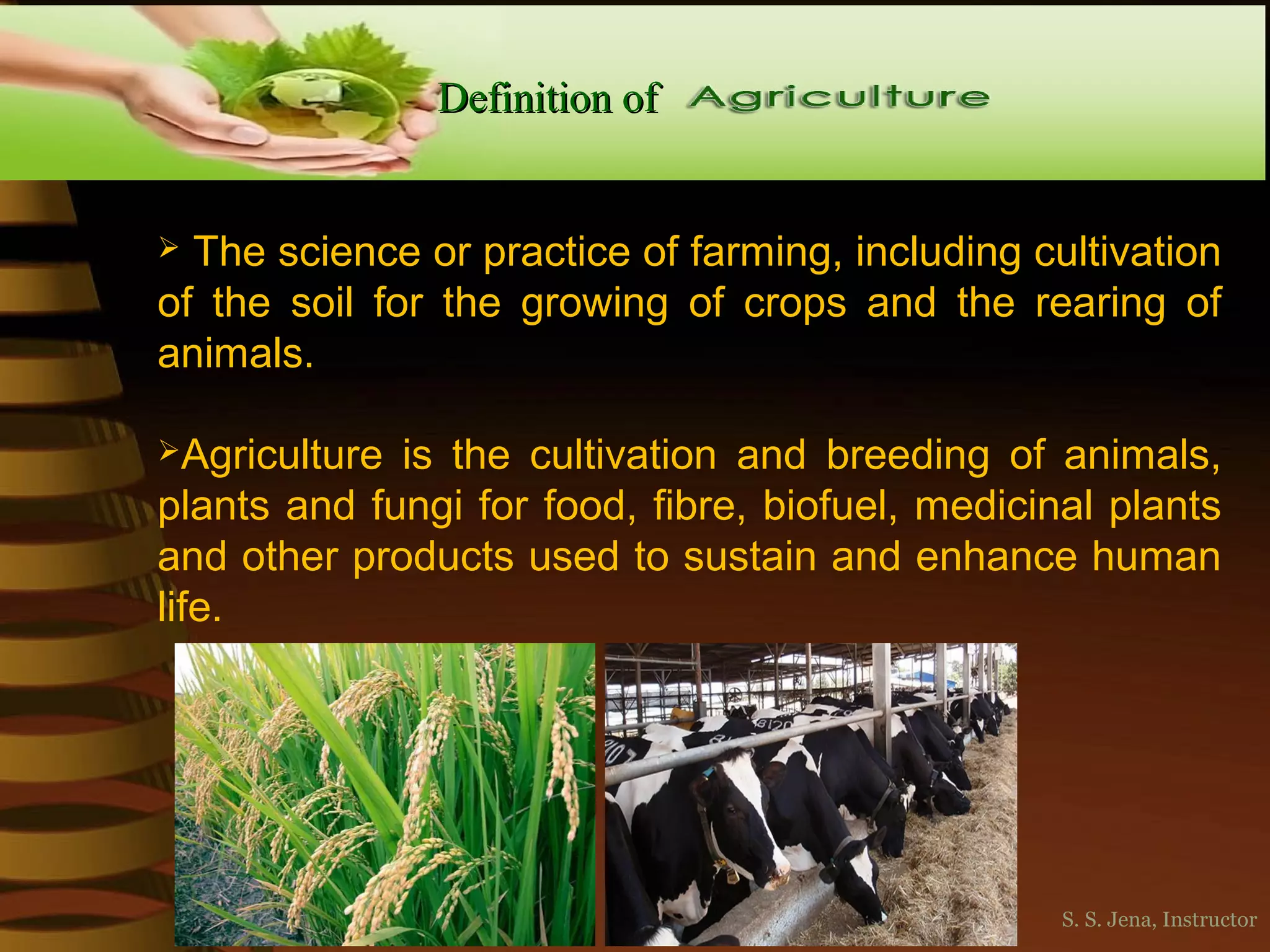 Overview of agril production system | PPT