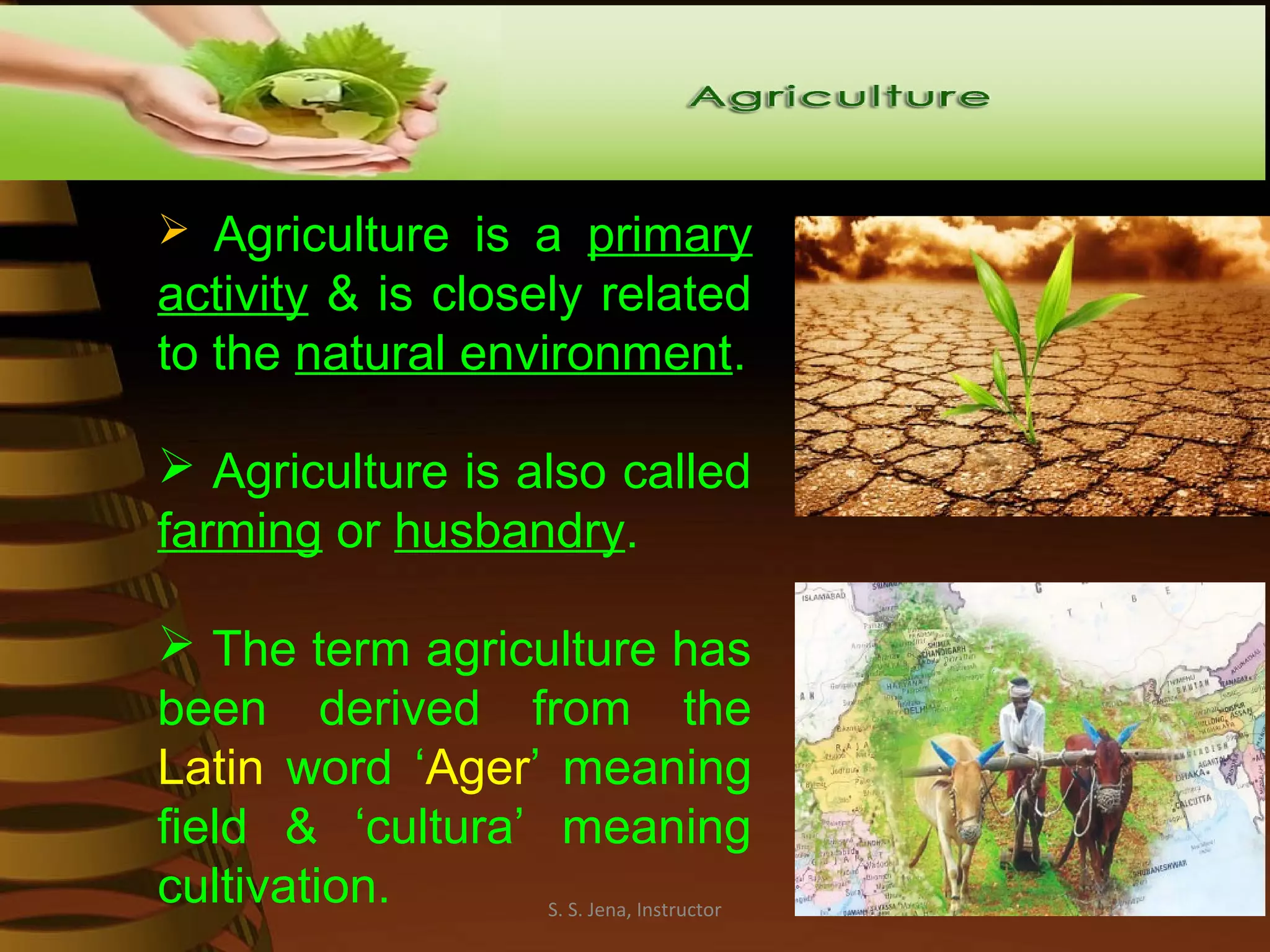 Overview of agril production system | PPT