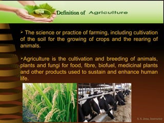 Overview of agril production system | PPT