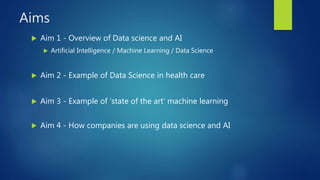 Overview of Data Science and AI | PPTX