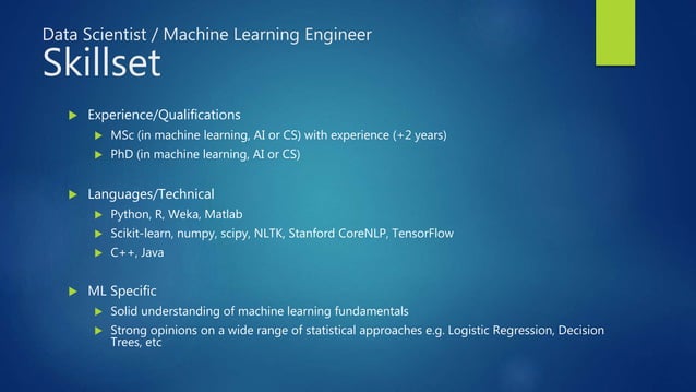 Overview of Data Science and AI | PPTX | Technology Industry | Industries
