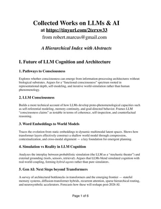 Overview Description of Every LLM Posting as of November 2025 | PDF