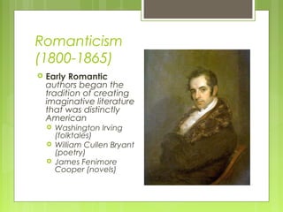 Overview of Early American Literature (English 244) | PPT