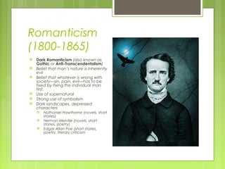 Overview of Early American Literature (English 244) | PPT