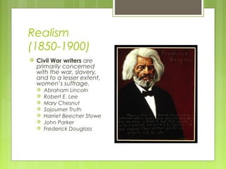 Overview of Early American Literature (English 244) | PPT