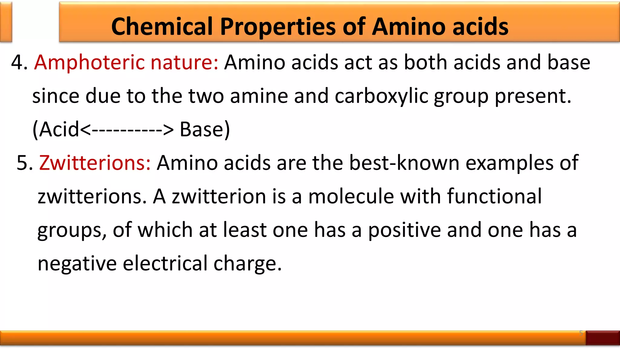Overview of amino acids | PPTX