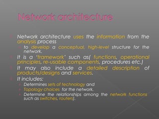 overview of analysis, architecture and design process | PPT