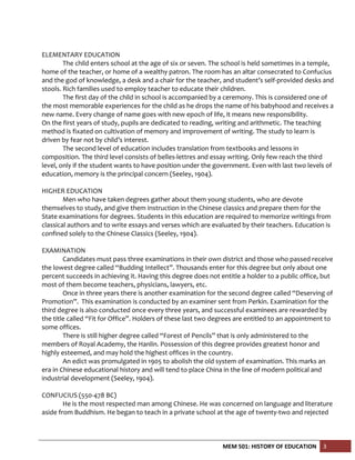 OVERVIEW OF ANCIENT EDUCATION | DOCX