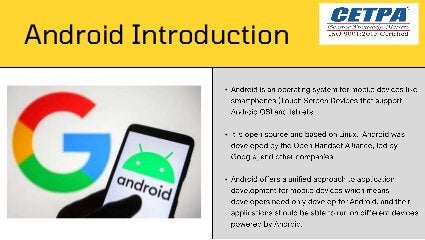 Overview of Android | PPT