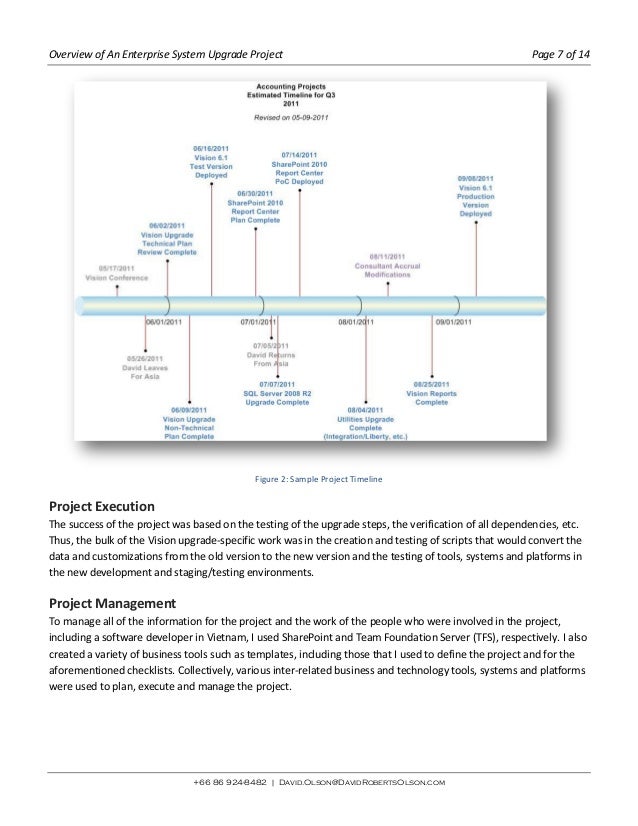 Enterprise System Upgrade (Overview)