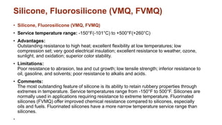 Overview of a Range of Elastomers available for automotive and medical ...