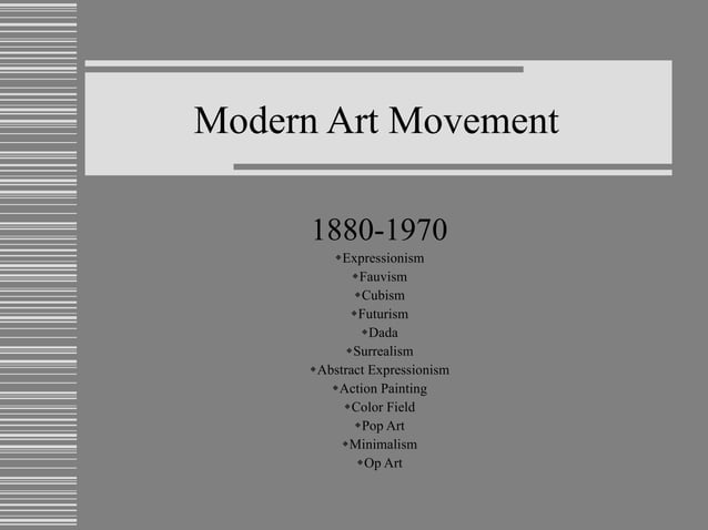 Overview of art history | PPT