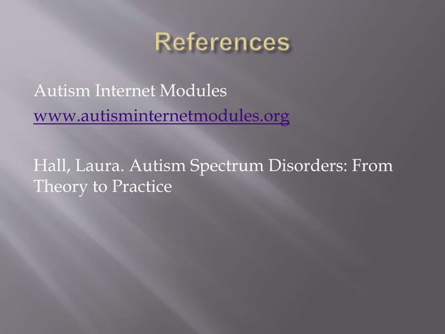 Overview of Autism Spectrum Disorders | PPT