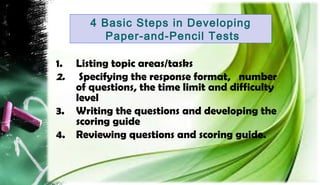 Overview of Assessment/Evaluation methods | PPT