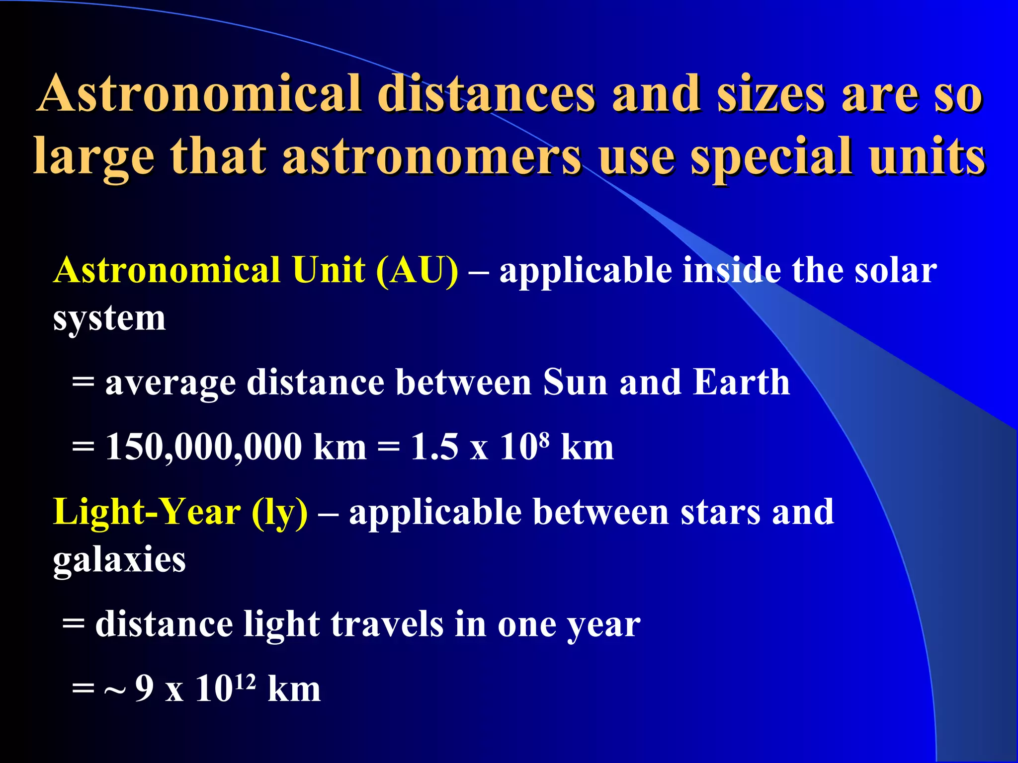 Overview Of Astronomy | PPT