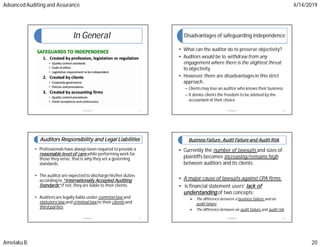 Overview of Auditing PPT.pdf And Auditing tips for maximizing intrest | PDF