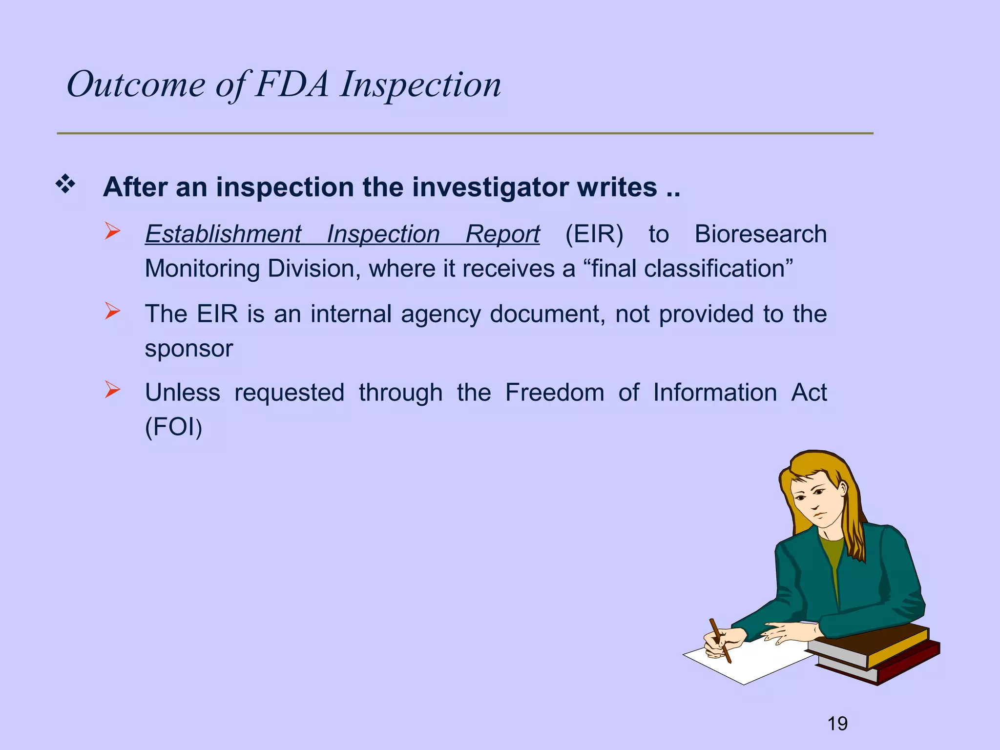 Overview of Audits and Inspections in Clinical Research | PPT