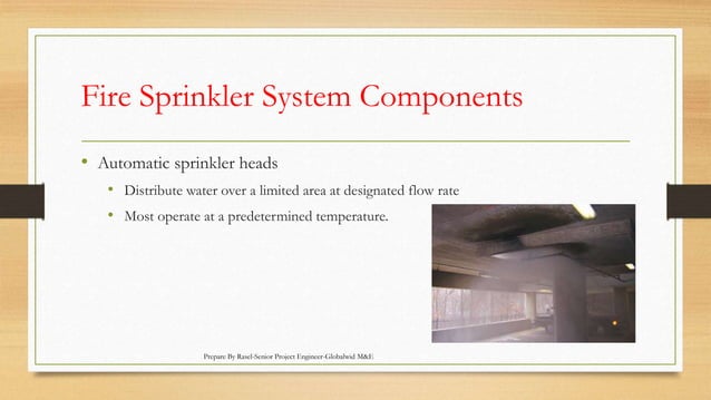 Overview of Automatic Fire Sprinkler Systems.pptx | Chemistry | Science