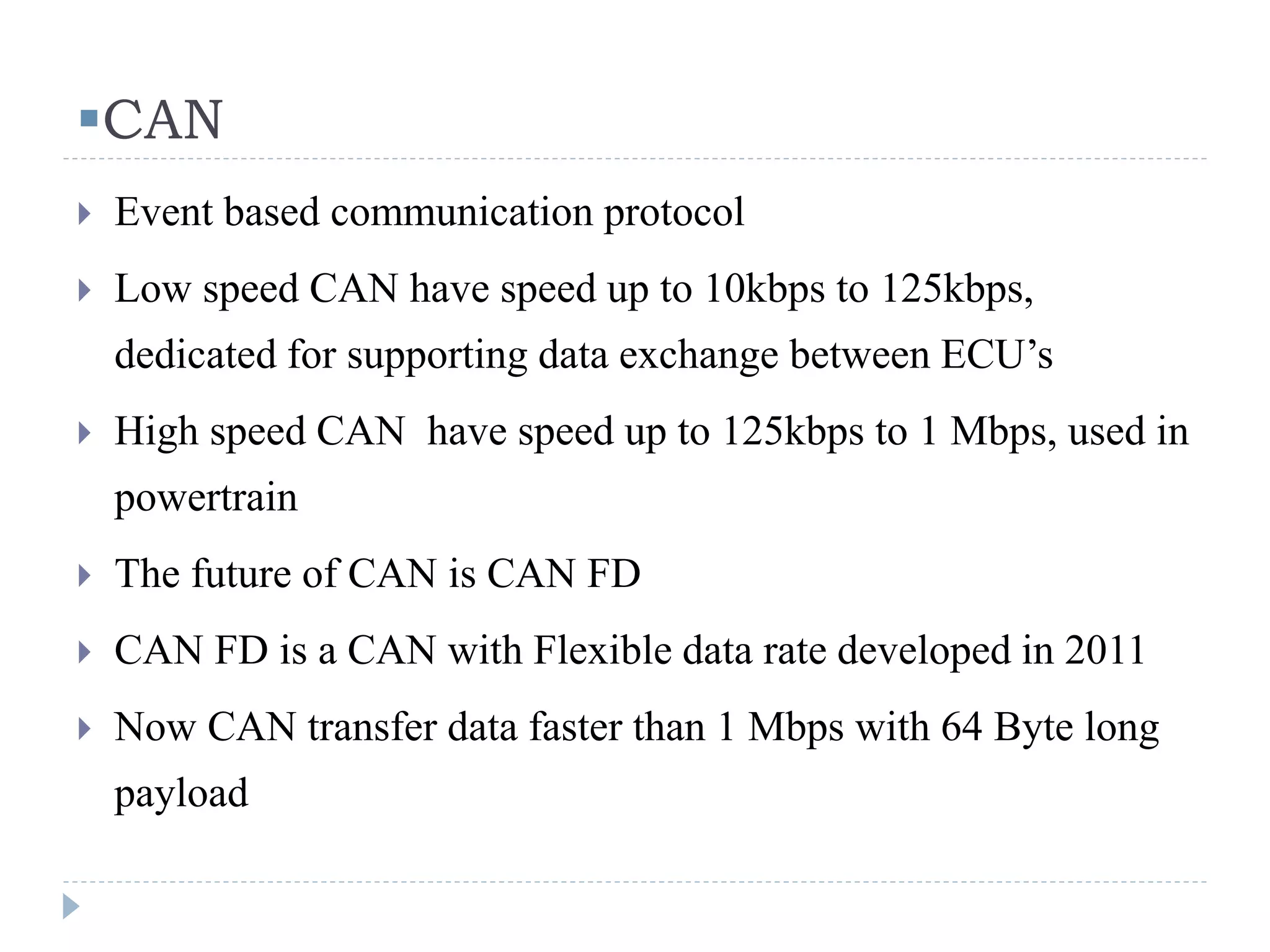 Overview of automotive network protocol | PPTX