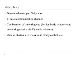 Overview of automotive network protocol | PPTX