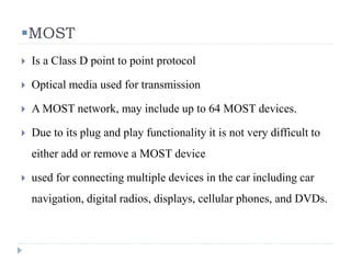 Overview of automotive network protocol | PPTX