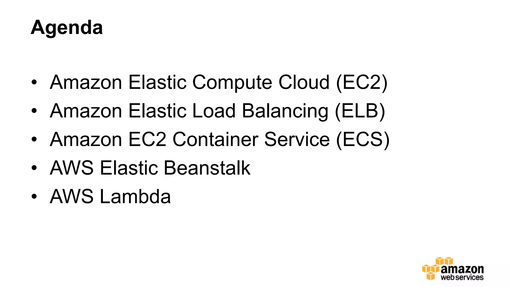 Compute Services con AWS | PPTX