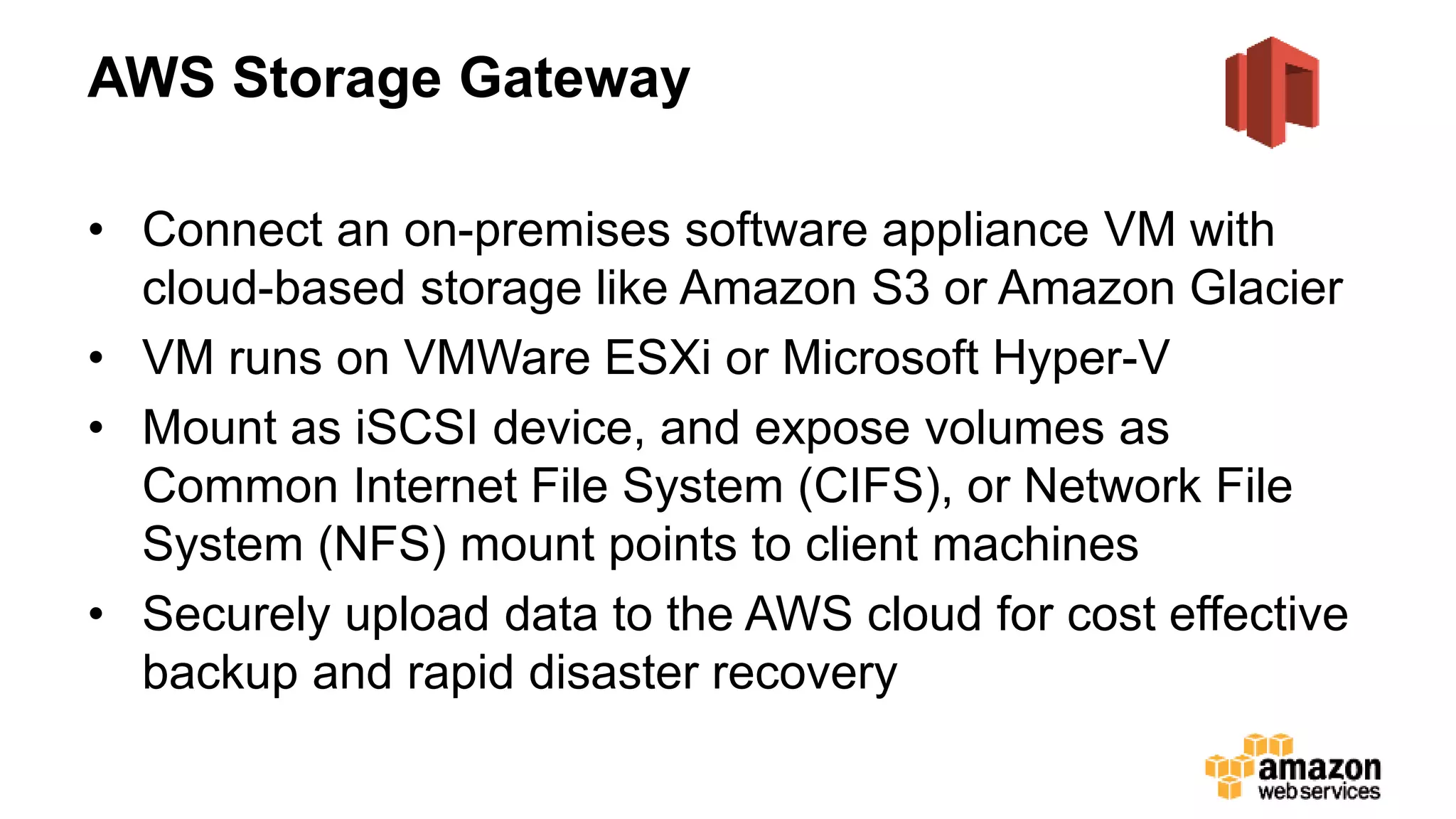 Almacenamiento en la nube con AWS | PPTX | Cloud Computing | Internet