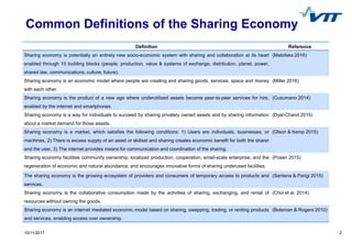 Overview of B2B Sharing Economy | PPTX