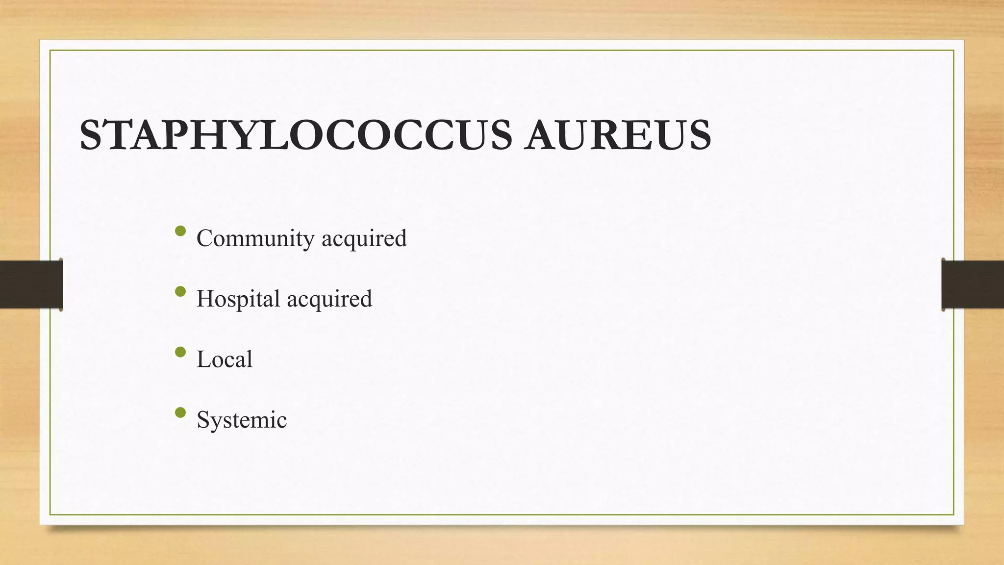 Overview of bacterial infections | PPTX