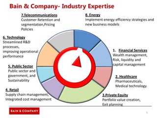 Overview of bain & company | PPTX