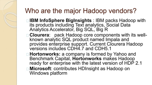 Overview of big data & hadoop v1 | PPT