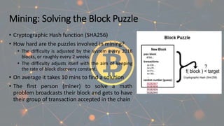 Overview of bitcoin | PPTX