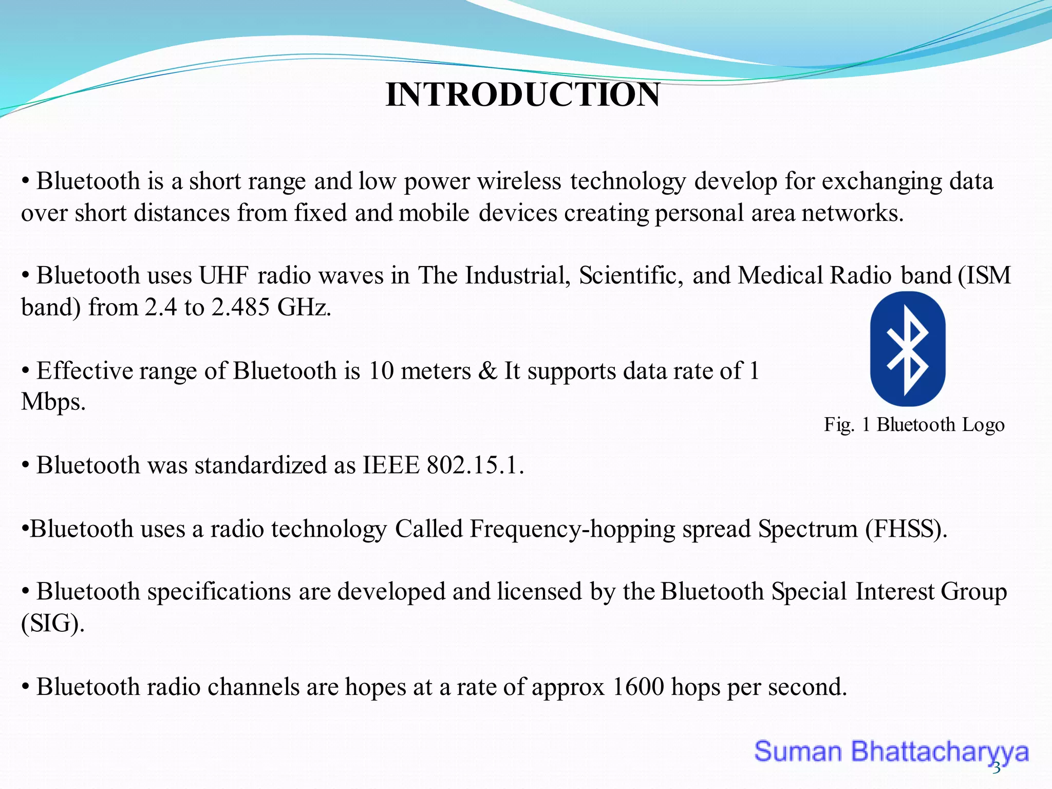 Overview of Bluetooth technology | PPT
