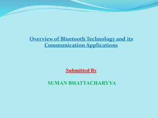 Overview of Bluetooth technology | PPT