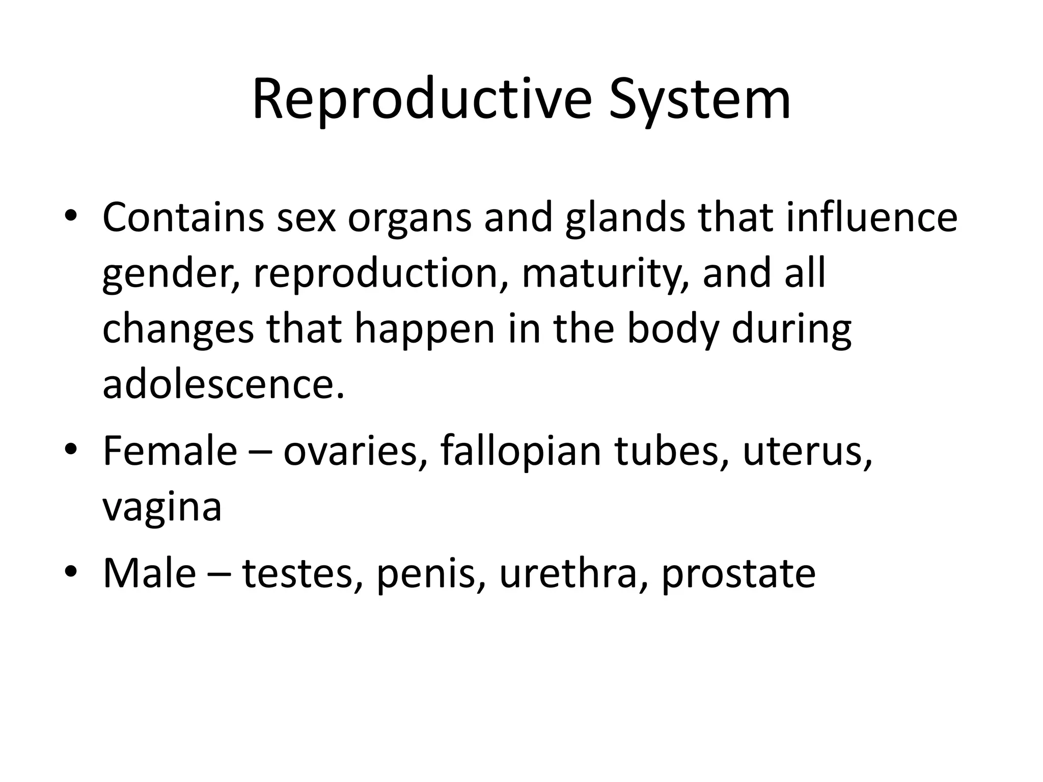 Overview of body systems | PPTX