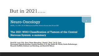 Overview of brain tumors | PPTX