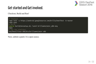Overview of Brillo (Android Things) | PDF | Operating Systems | Computer Software and Applications