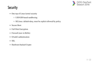 Overview of Brillo (Android Things) | PDF | Operating Systems | Computer Software and Applications