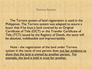Over view of buying real estate in the philippines 1 14-15 | PPT