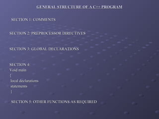 Overview of c++ | PPT