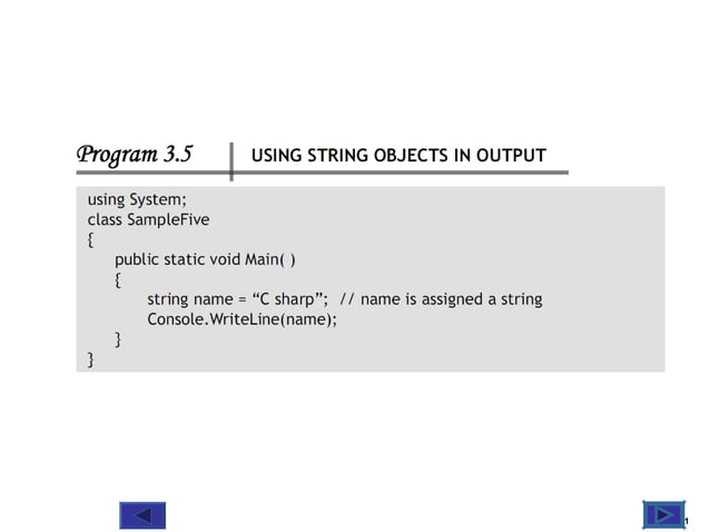Overview of c# | PPT
