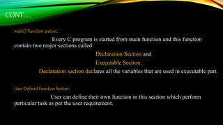 Overview of c | PPTX
