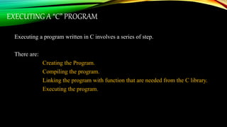 Overview of c | PPTX