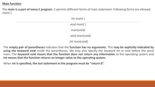 Overview of C Mrs Sowmya Jyothi | PPTX