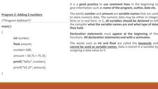 Overview of C Mrs Sowmya Jyothi | PPTX